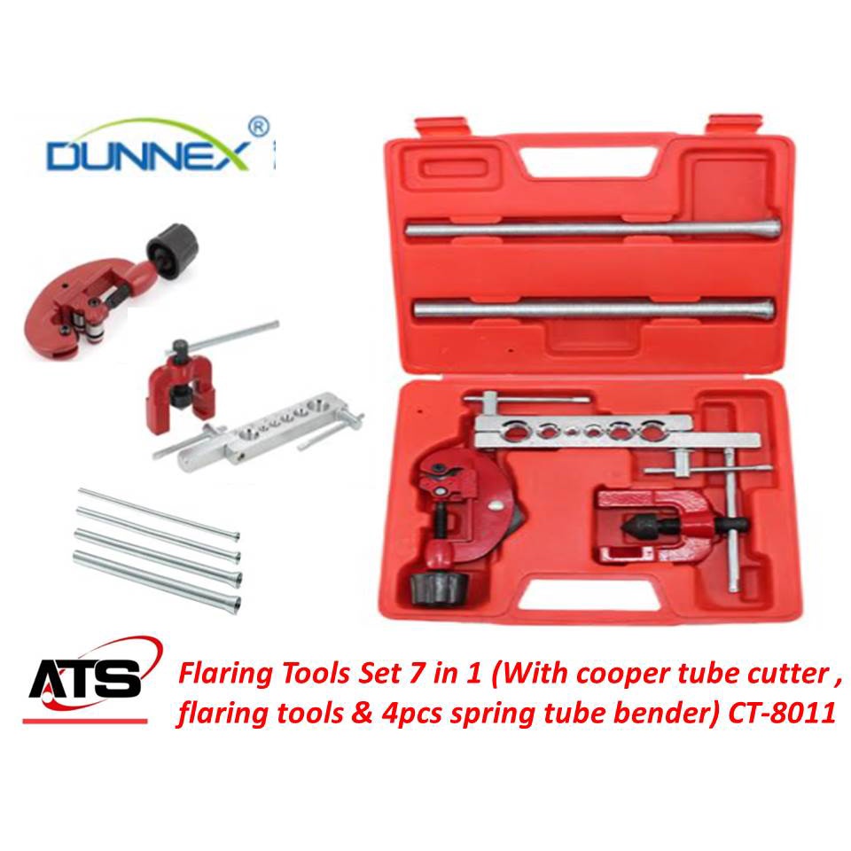 Flaring Tools Set 7 in 1 (With cooper tube cutter , flaring tools ...