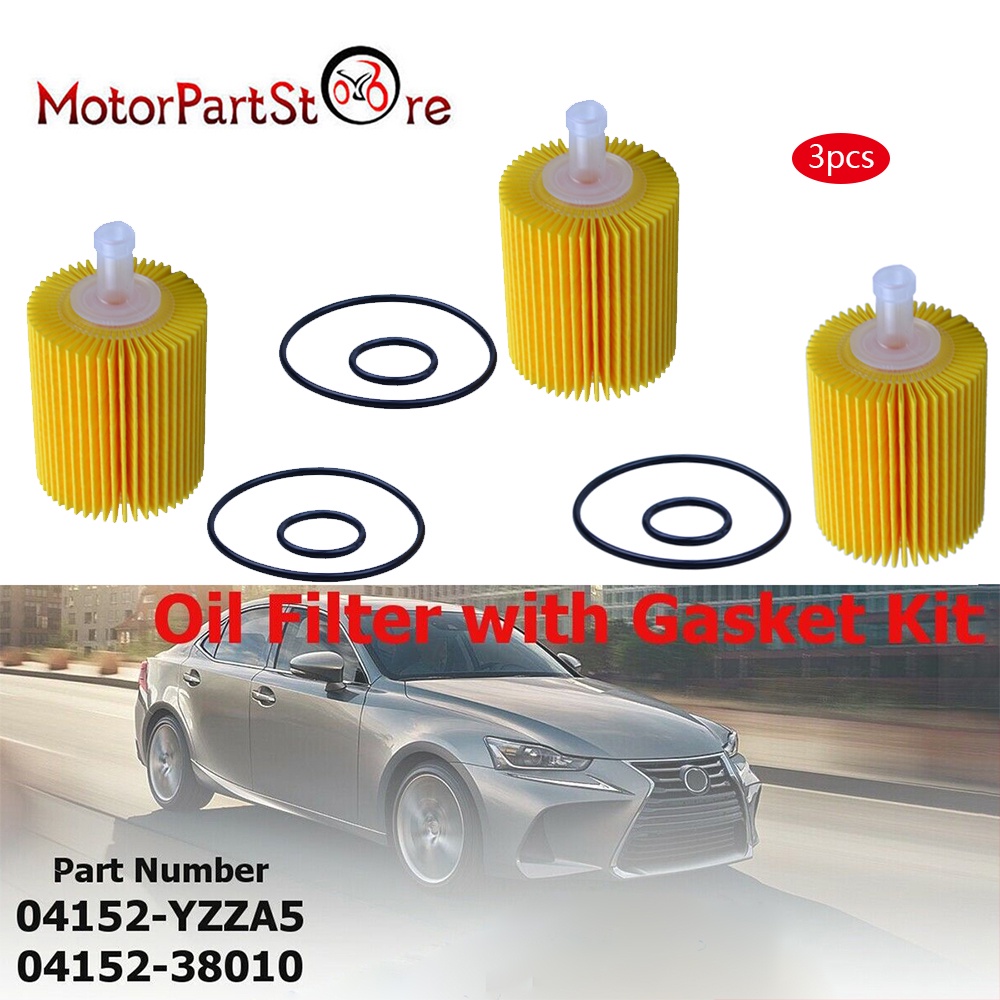 3 Pcs Engine Oil Filter For Toyota 4-Runner Tundra FJ Cruiser Lexus ...