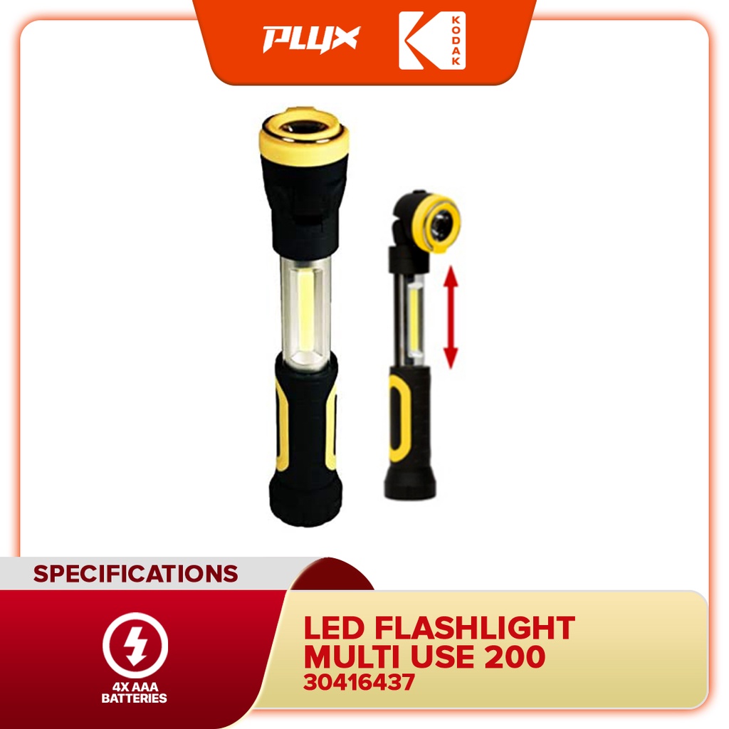 KODAK LED Multi Use Flashlight Torchlight 200Lumens | Shopee Malaysia