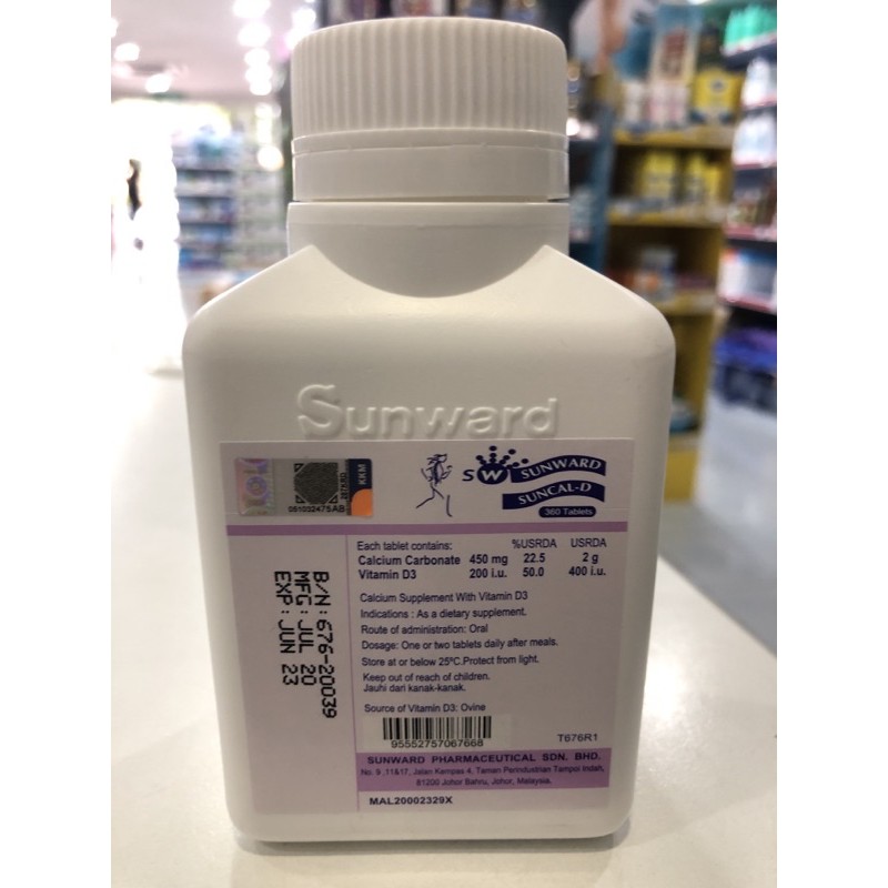 sunward Suncal-D (360’s) | Shopee Malaysia