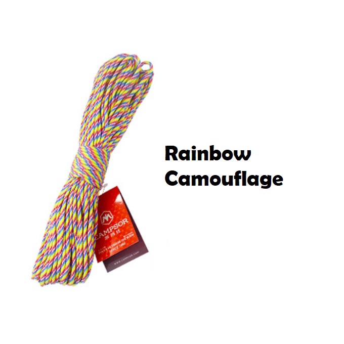 EcoSport 31 meter 100ft Rope 4mm 9 Strand Cores 550 Paracord Cord ...