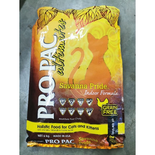 PROPAC Ultimates Cat Savanna Pride Chicken 6kg | Shopee Malaysia