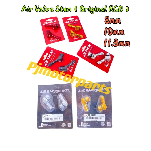 (100% Original RCB Racing Boy) (11.3mm/10mm/8mm) Tubeless Head Alloy ...