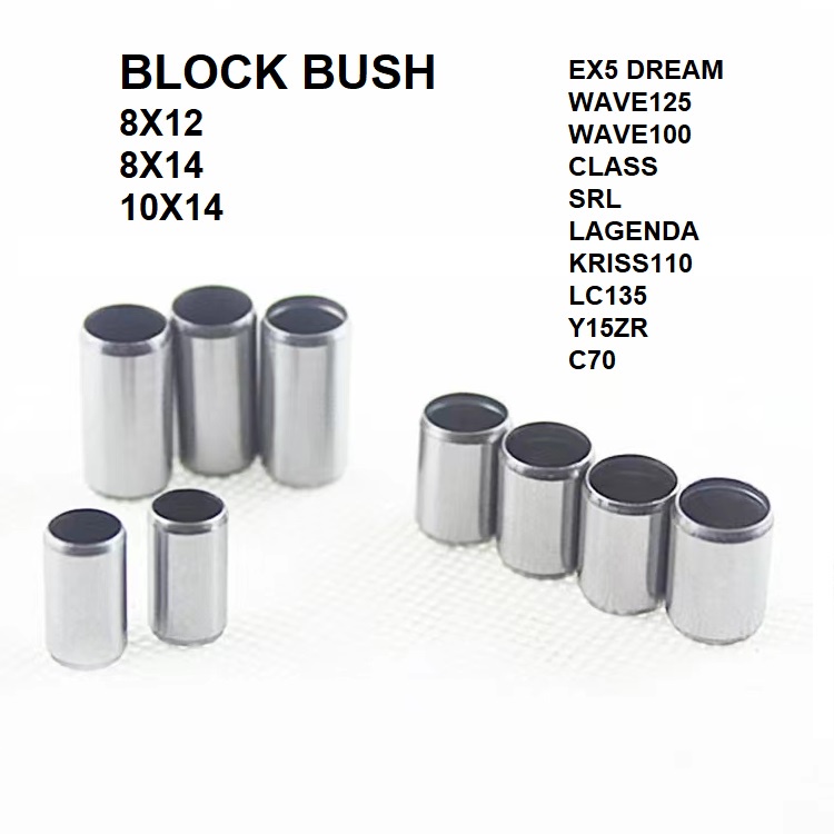 1PCS BLOCK BUSH EX5 DREAM WAVE100 WAVE125 LC135 KRISS110 Y15ZR C70 LAGENDA BLOCK CENTRAL BUSH ...