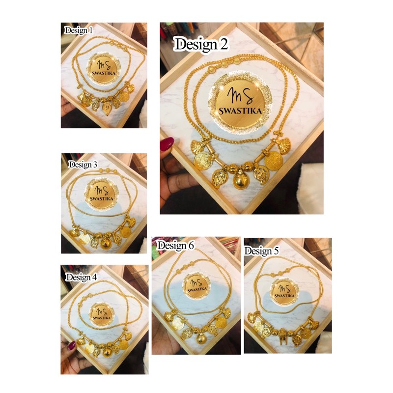 FULL SET THALI KOODI(GOLD BALL MOPPU DESIGN)(NOT916)(READY STOCK ...