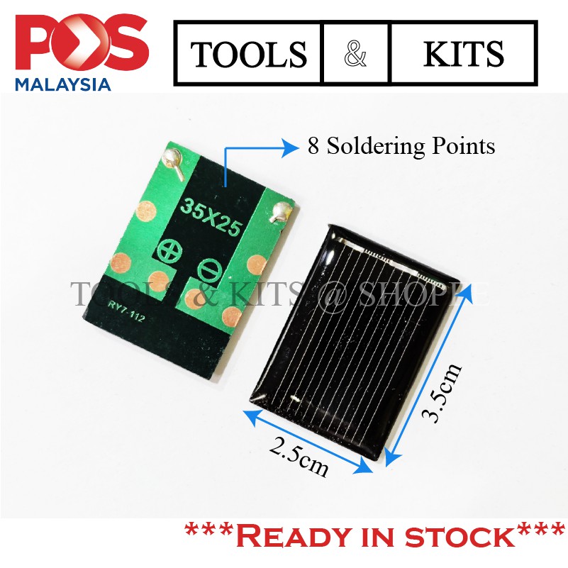 1V 100mA Mini Solar Panel Solar Projects Parallel/Series Circuit RBT ...