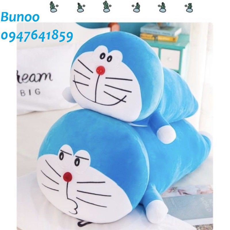 Bear Hugging Doraemon Cat Lying Pillow 60cm-1m2 Buenoo store | Shopee ...