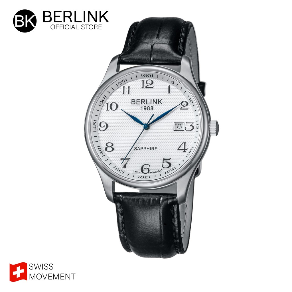 BERLINK SWISS Sapphire Water Resist Men Watch 1006-G04 | Shopee Malaysia