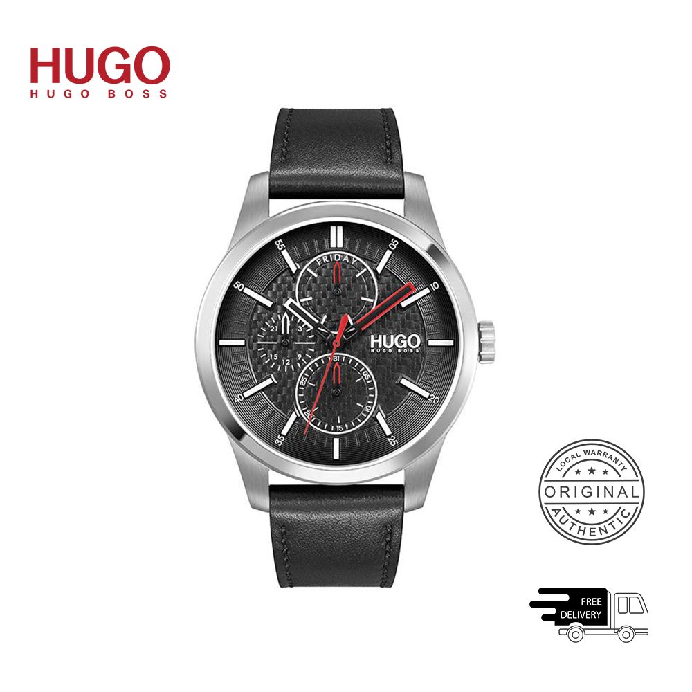 Hugo Real Black Men's Watch 1530153 | Shopee Malaysia
