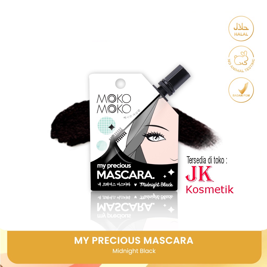 Moko Moko Mascara - My Precious Midnight Black Sachet | Shopee Malaysia