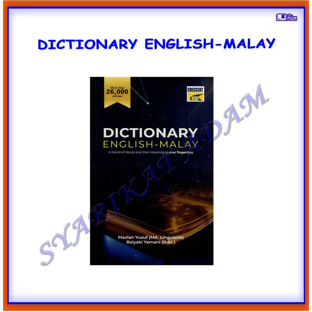 [ADM] DICTIONARY ENGLISH-MALAY | Shopee Malaysia