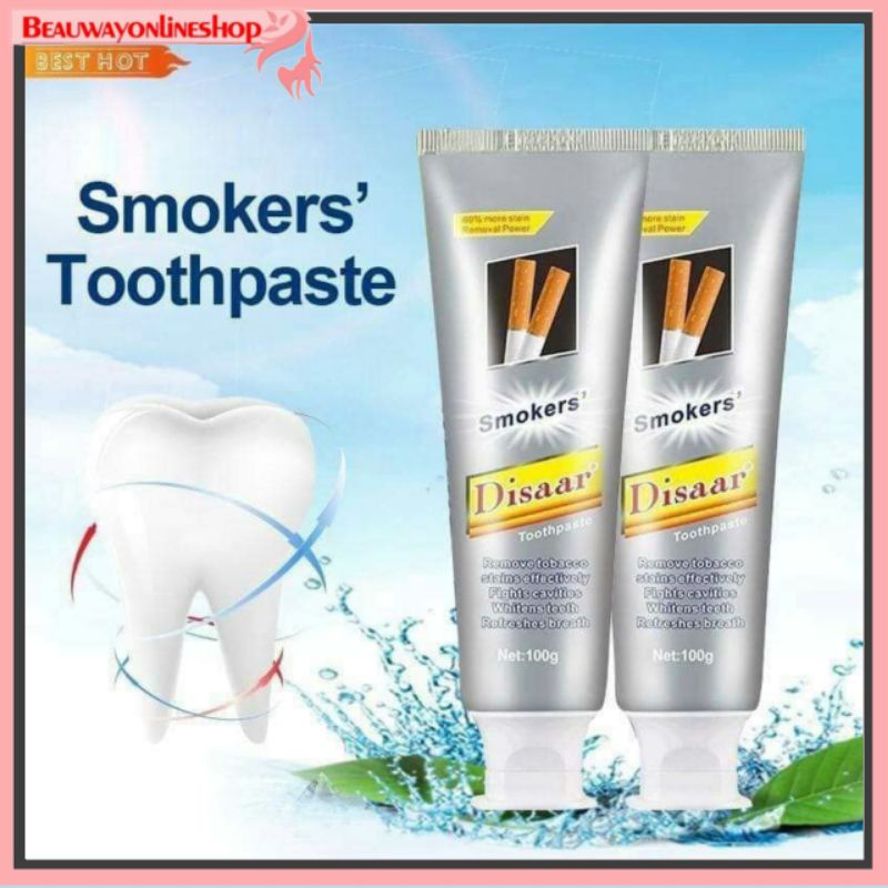 DISAAR Smokers Toothpaste Remove Smokers Staines Whitening Teeth 100G ...