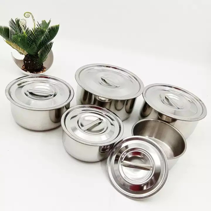 10PCS STAINLESS STEEL INDIAN POT (14-30CM) | Shopee Malaysia