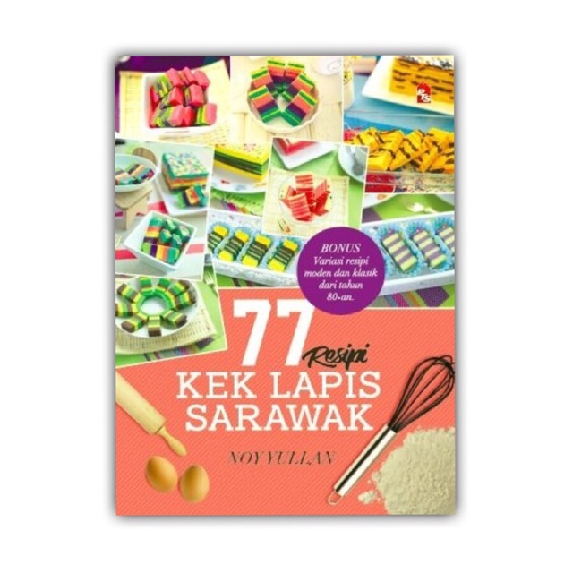 [BUKU RESEPI] 77 Resipi Kek Lapis Sarawak | Shopee Malaysia