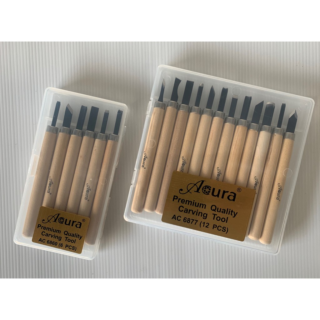Acura Premium Quality Wood Carving Tool Chisels Knife Craft Plastic ...