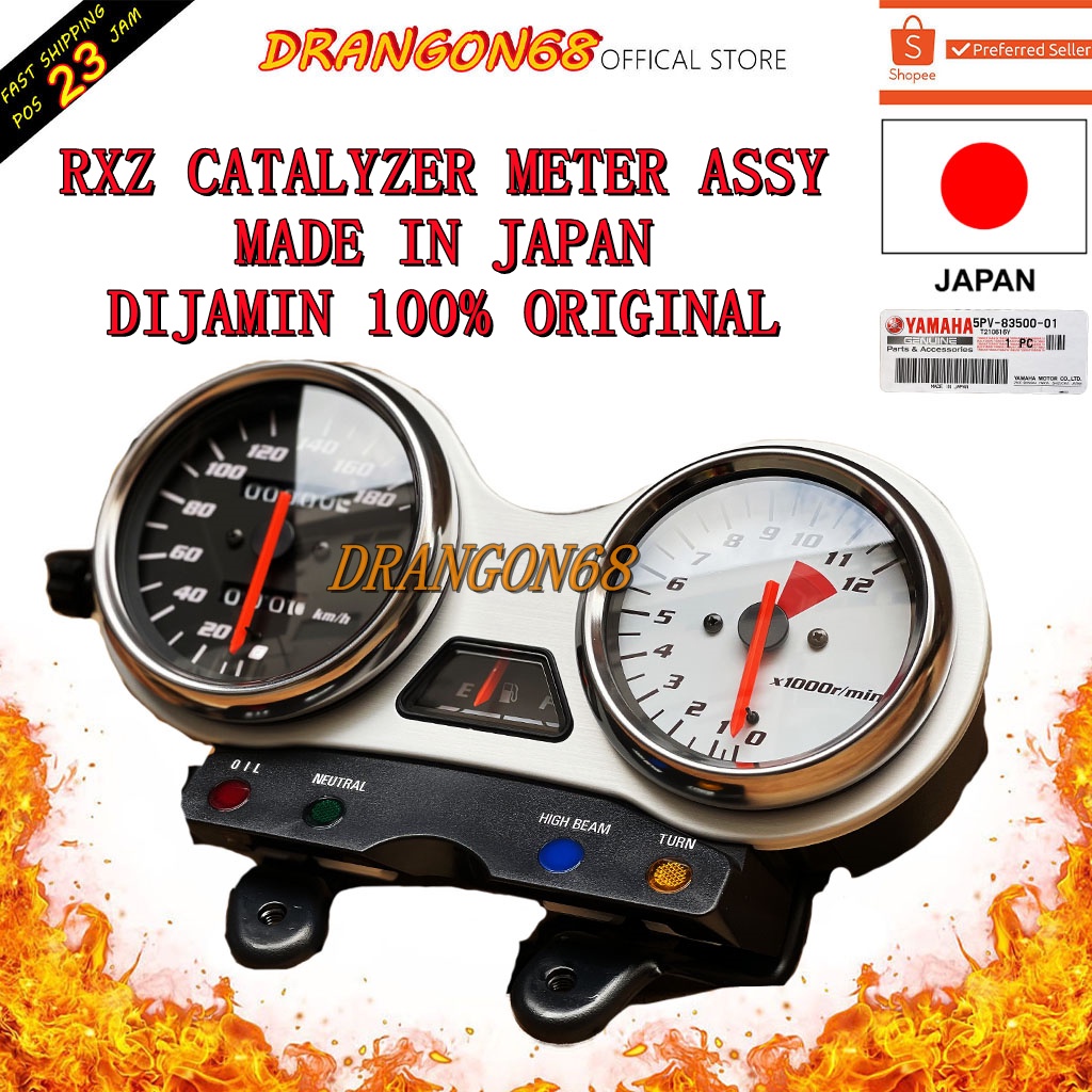 RXZ METER RXZ CATALYZER SPEEDOMETER RXZ 5PV METER ASSY [MADE IN JAPAN ...