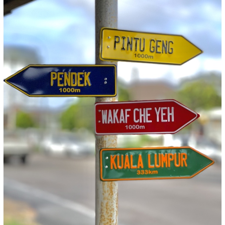 ♥️CUSTOM PLATE MINI♥️ TANDA ARAH | Shopee Malaysia