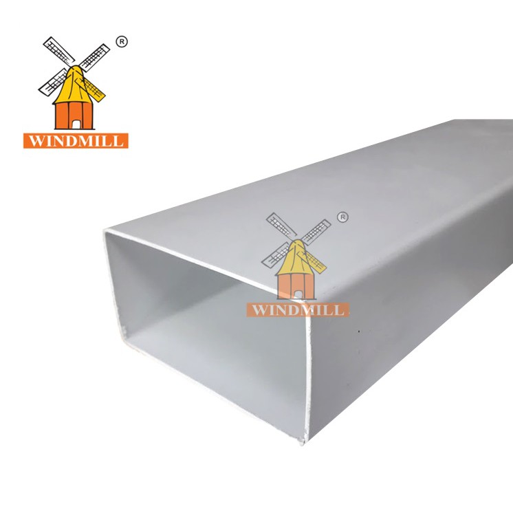 [1.5meter x2batang] NFT UPVC Rectangular Hydroponic PVC White Pipe ...