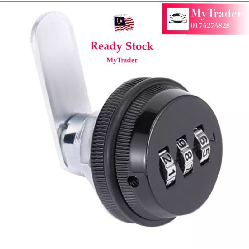 Keyless 3 Digit Combination Camlock for Mail box & Cabinet- Grade A ...
