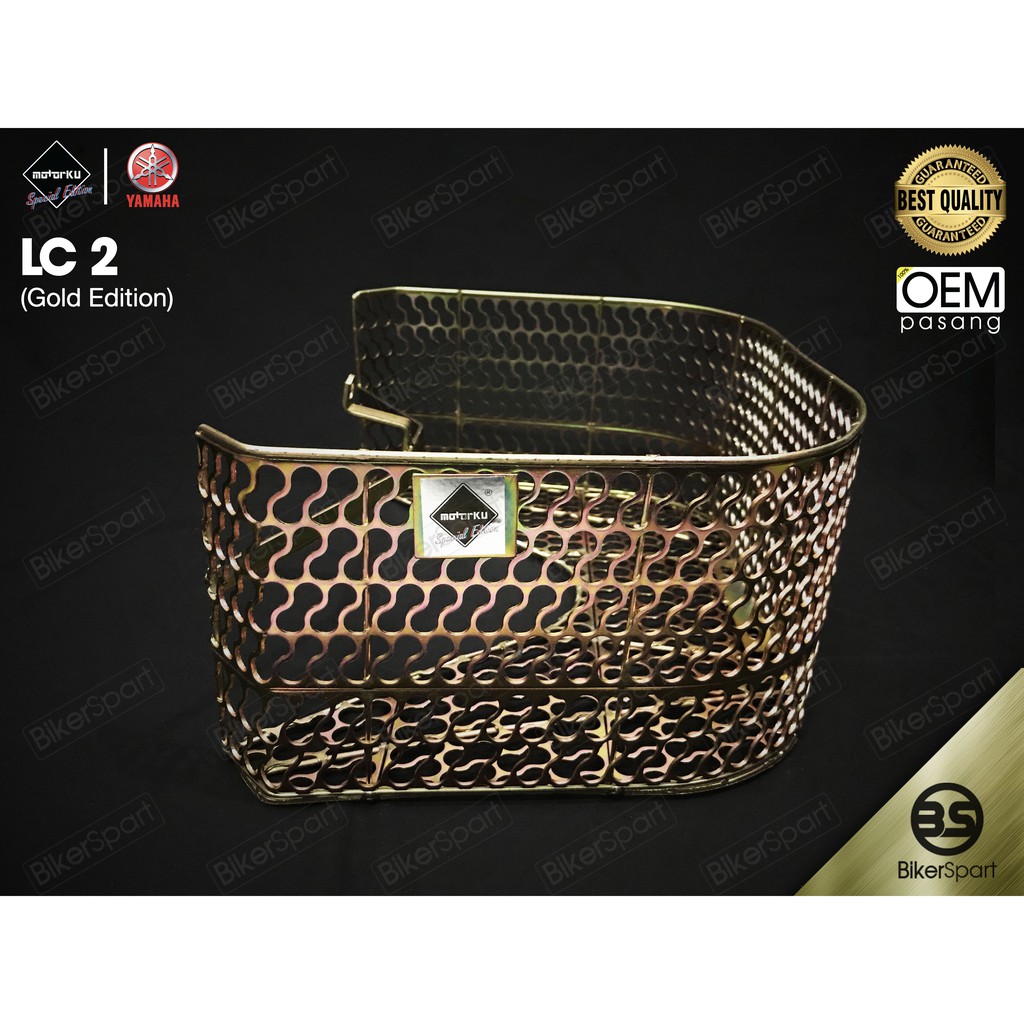Motorku Kacang Yamaha LC135 V2 ~ V7 / LC2 Basket / Bakul (High Quality) *Gold Edition* | Shopee ...