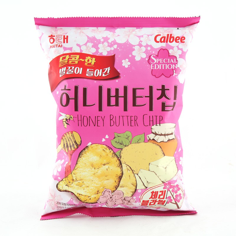 Haitai Calbee Honey Butter Chip Special Edition (Cherry Blossom) 60g ...