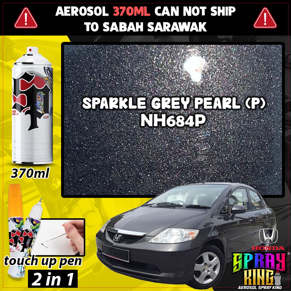 NH684P Sparkle Grey Pearl ( Touch Up Pen Honda City 4 Generation ) Car ...