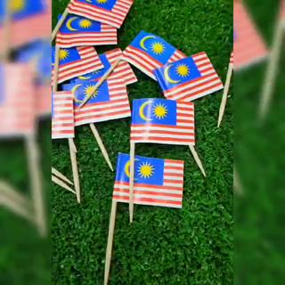 Malaysia Toothpick Flag Bendera Malaysia Merdeka Cake Topper Malaysia ...