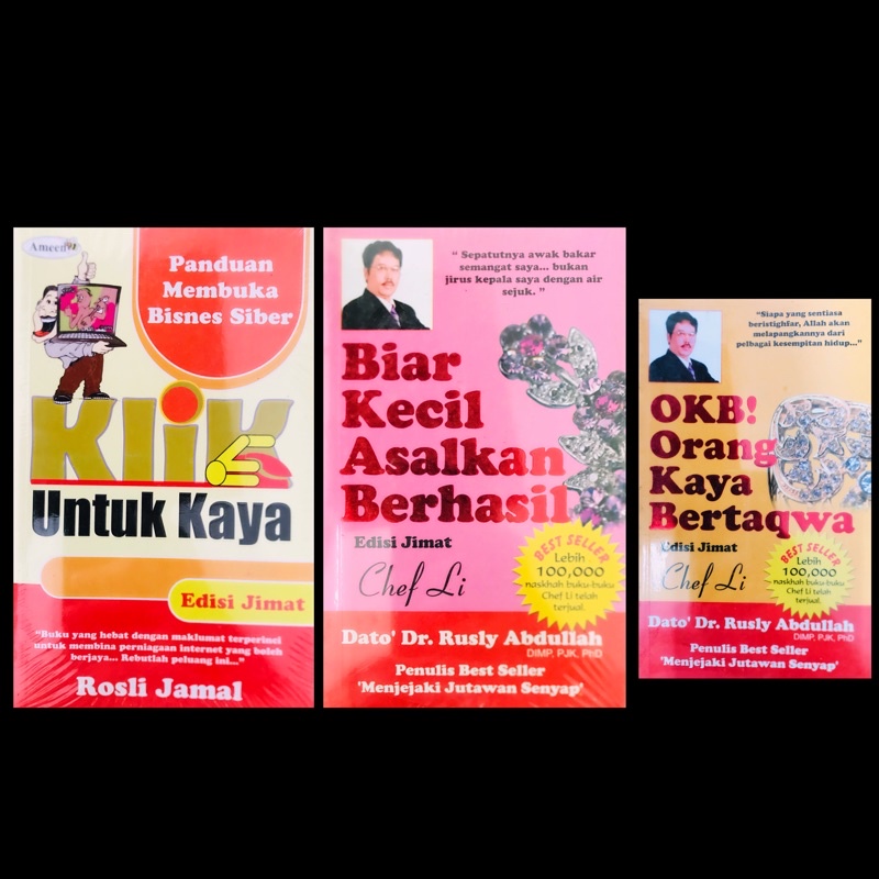 BUKU KLIK UNTUK KAYA DATO DR . RUSLY ABDULLAH/ROSLI JAMAL | Shopee Malaysia