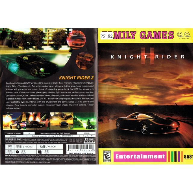 PS2 Games Collection Knight Rider 2 | Shopee Malaysia
