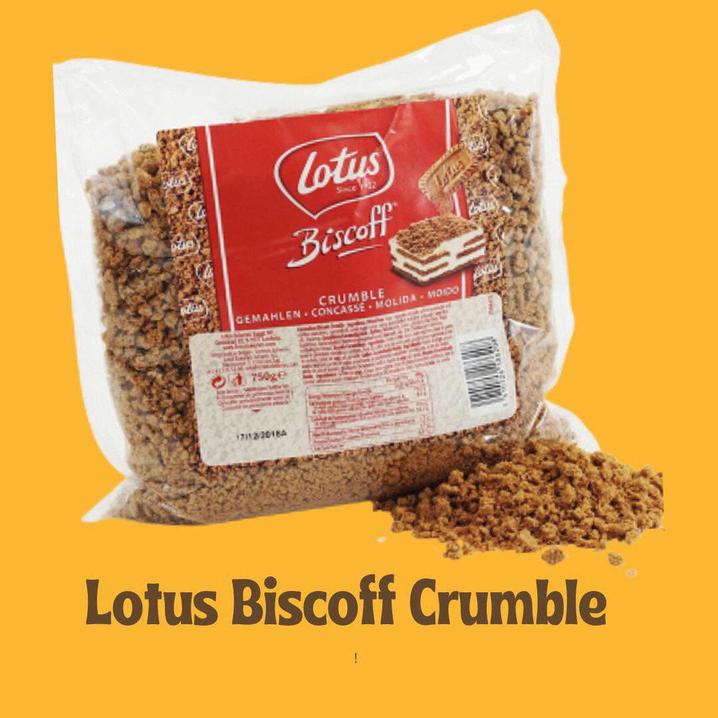 BISCOFF CRUMBLE Lotus 750g | Shopee Malaysia