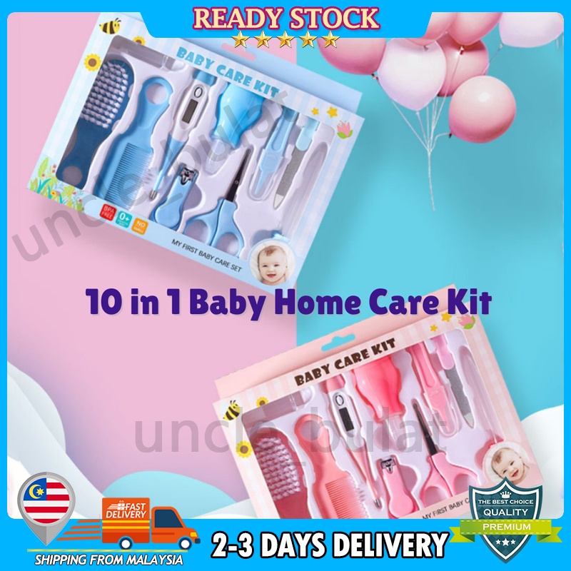 Baby Care Kit 10 in 1 Newborn Baby Kit Health-Care Grooming Set ...