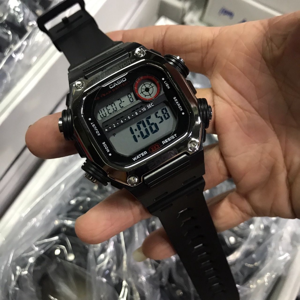 CASIO AE1200 WORLD TIME UNISEX METALman Digital AE1200WHD Lasak Digital ...