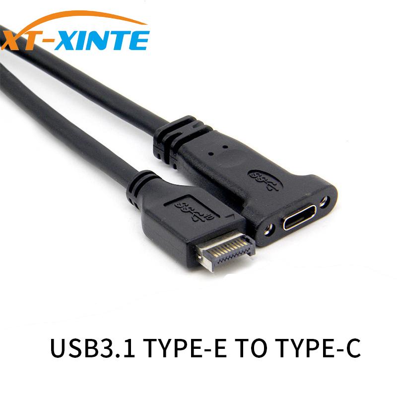 XT-XINTE Motherboard Expansion Cable USB 3.1 Front Panel Header Type E ...