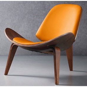 Nordic Designer Smile Aircraft Shell Chair Leisure INS Creative Single ...