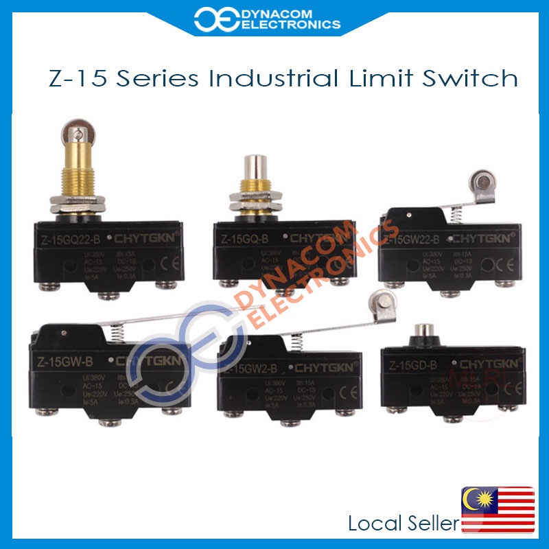 15A General Purpose Industrial Limit Switch with Screw Terminals [ Suis ...