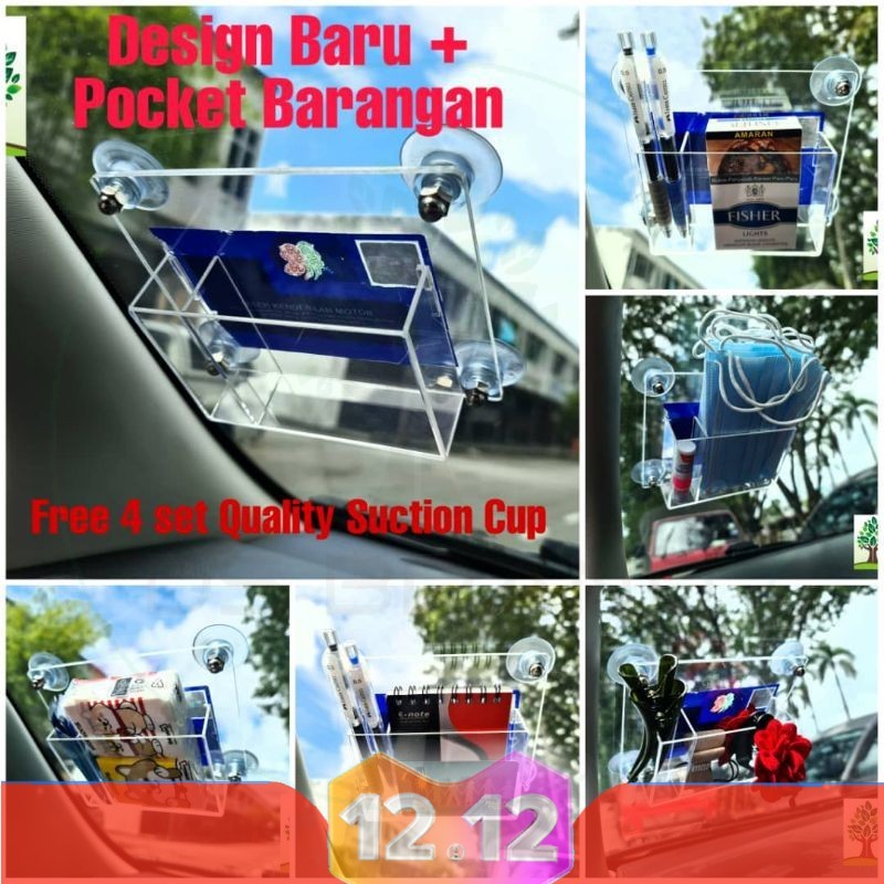 Road Tax Holder With 2 Slots Pocket / Roadtax Holder | Shopee Malaysia