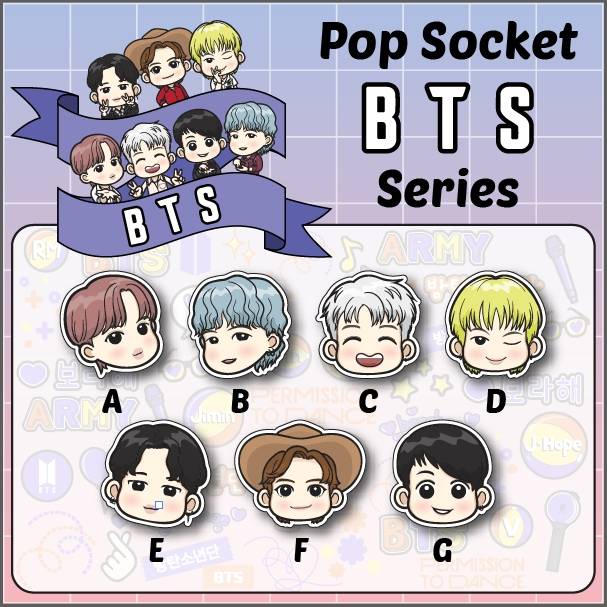 POP SOCKET BTS / ARMY / POP SOCKET BANG TAN / PTD / POP SOCKET ARMY ...
