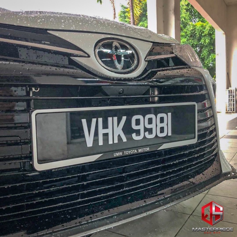 Number Plate Crystal Standard No Plate Kereta Standard Kristal | Shopee ...
