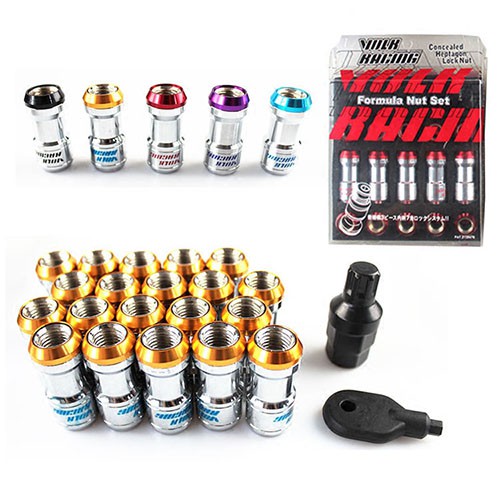 VOLK RACING FORMULA LOCK NUT ANTI THEFT WHEEL LUG NUTS 20PCS/SET ...