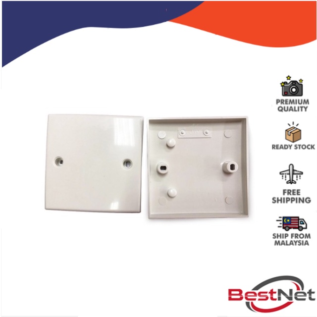 PVC Blank Plate 3"x3" Switch Socket Box Blanking Cover | Shopee Malaysia