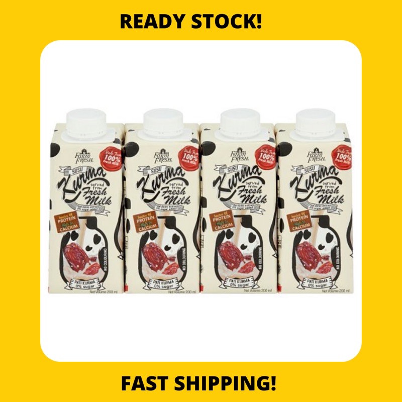 SUSU UHT FARM FRESH HALAL 200ml | Shopee Malaysia