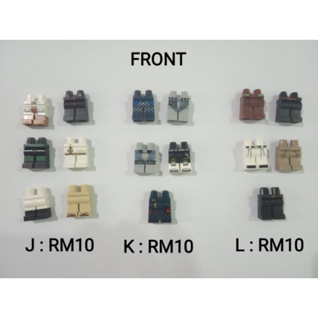 Lego Minifigure Accessories Leg | Shopee Malaysia