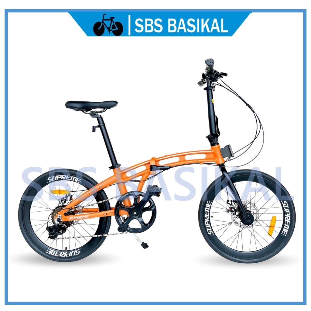 20 Folding Bike Supreme LATEST DESIGN 9 SPEED A5 Shopee Malaysia
