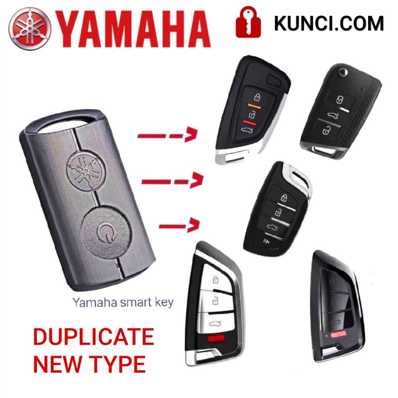 YAMAHA NVX NMAX XMAX SMART KEY Yamaha NVX XMAX AEROX remote transform ...