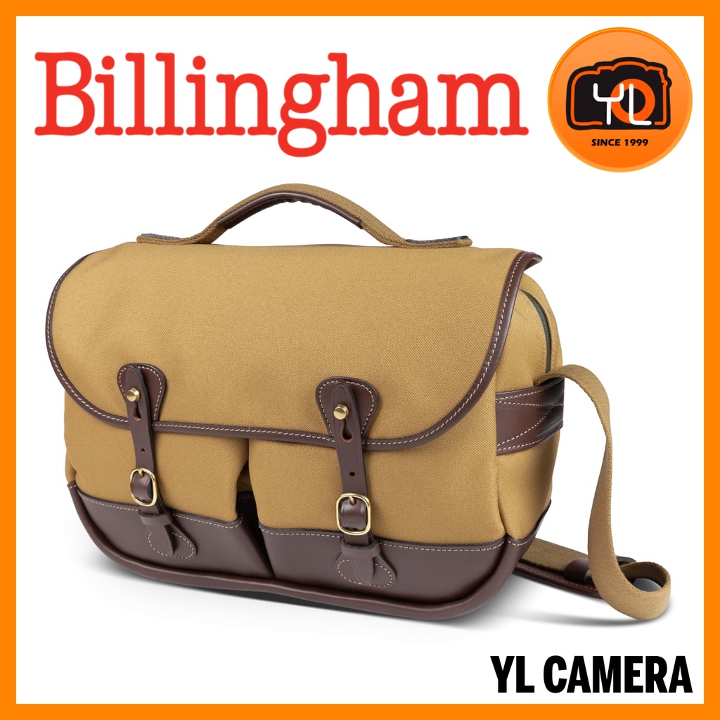 Billingham Mini Eventer Camera Bag (Khaki FibreNyte / Chocolate Leather ...