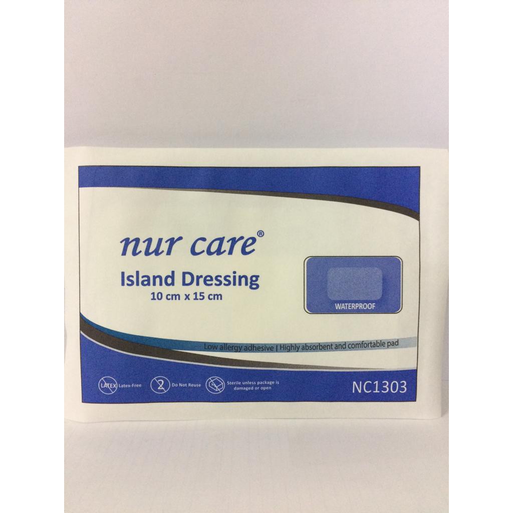 NUR CARE ISLAND WOUND DRESSING PLASTER(10CM X 15CM) | Shopee Malaysia