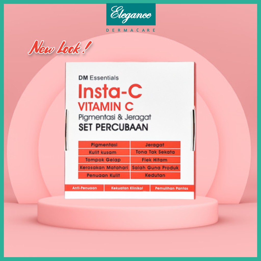 ELEGANCE DM Essentials Insta-C Trial Set - RAYA SALE whitening melasma pigmentation dark spot ...