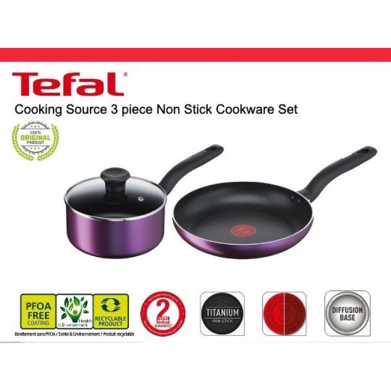 TEFAL COOKING SOURCE 3PCS COOKWARE SET | Shopee Malaysia