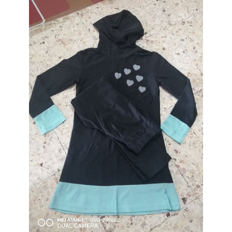 baju mandi budak perempuan muslimahsepasang /swim suit girl 7 - 8 thun ...