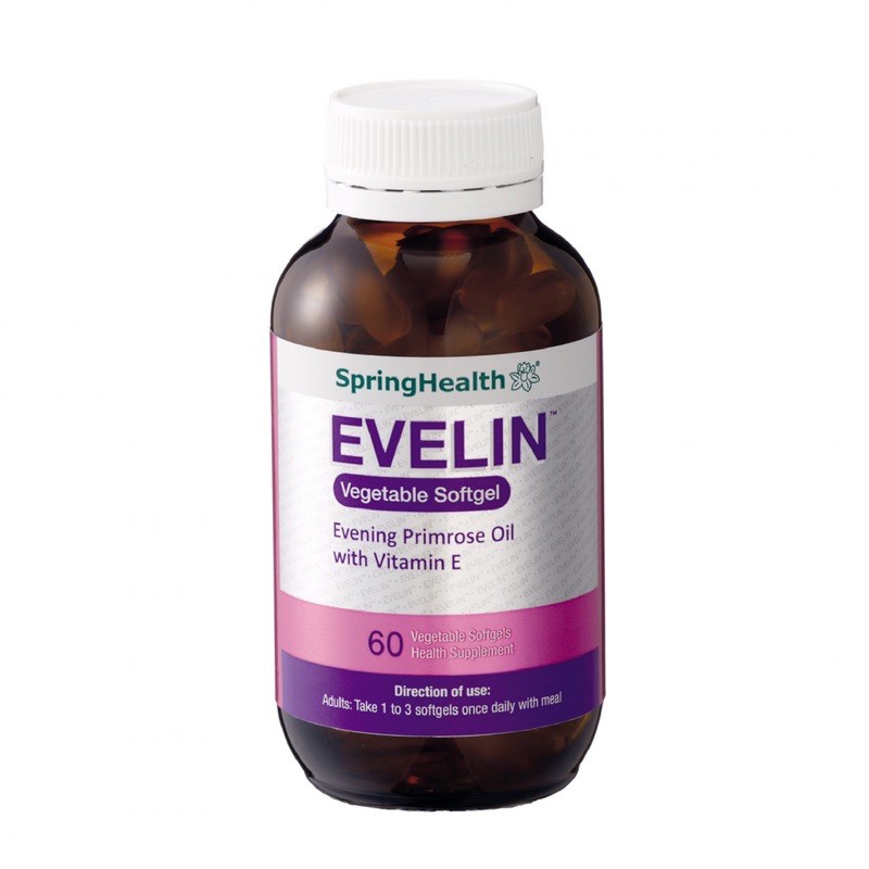 [FREE SHIPPING] SpringHealth EVELIN EPO (60 vege softgels/bottle) HALAL ...